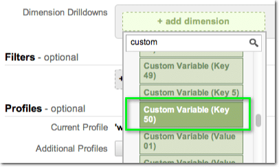 Google Analytics Premium Feature Tour: 50 Custom Variables